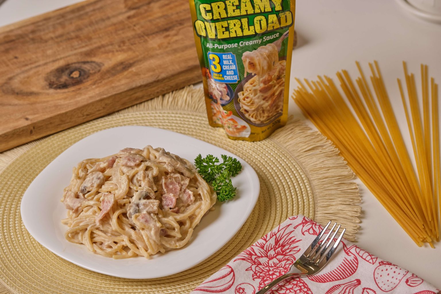 Rice Cooker Filipino-Style Carbonara – NutriAsia