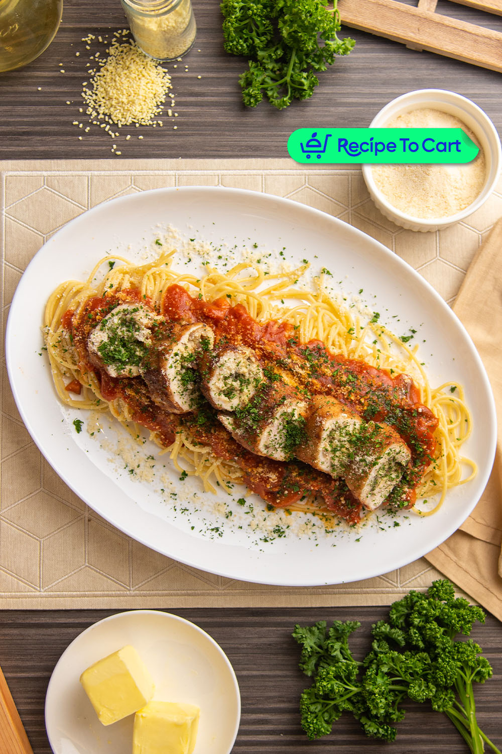 Stuffed Chicken Parmigiana Pasta – NutriAsia