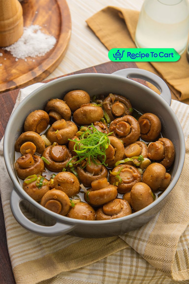Soy-Vinegar-Braised Mushroom (Adobong Mushroom) – NutriAsia